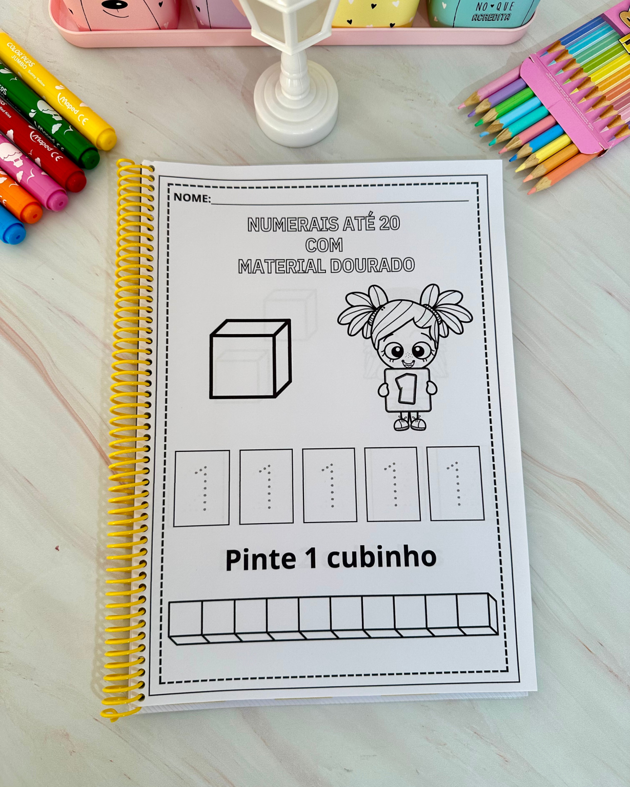 Apostila Numerais ate 20 com material dourado – Meus Recursos Pedagógicos
